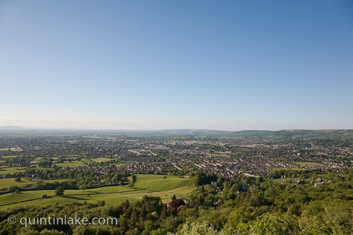 Aerial photographs and panoramas of Cheltenham Spa Town from ...