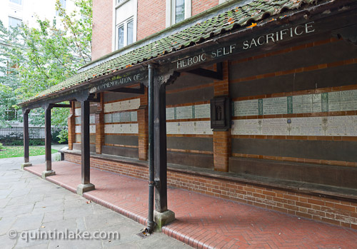 Postman’s Park and the Memorial to Heroic Self Sacrifice, London ...