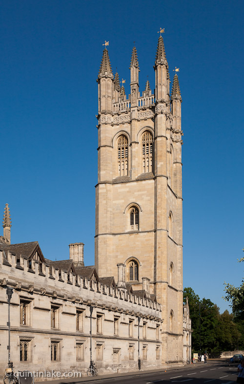 Photos of Magdalen College Tower & Gargoyles, Oxford | Geometry & Silence