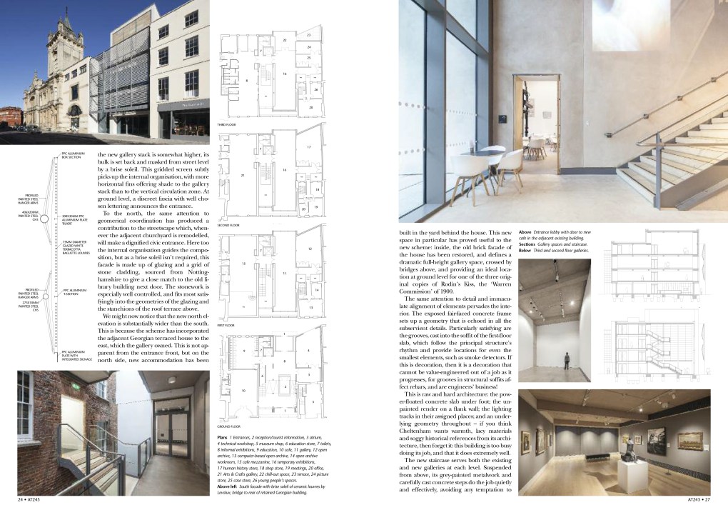 The Wilson Art Gallery, Cheltenham feature in Architecture Today ...